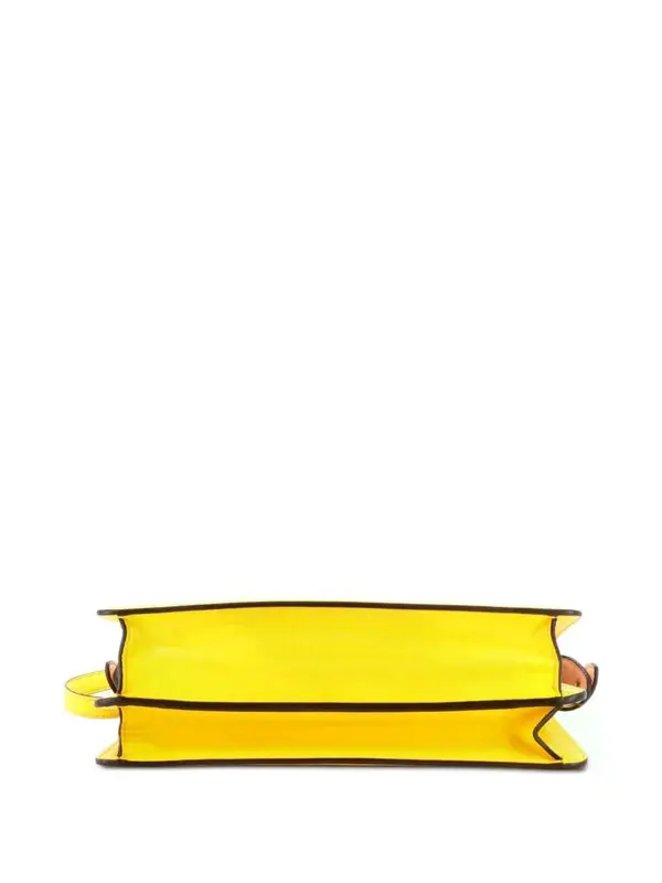 Fendi Peekaboo Iseeu East West Satchel - Yellow