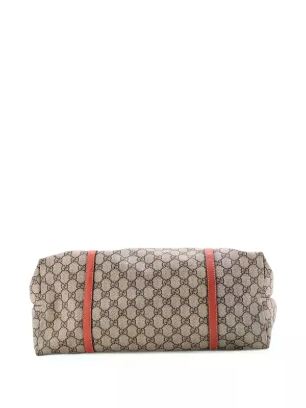 Gucci Joy Gg Coated Canvas With Leather Medium Tote Bag