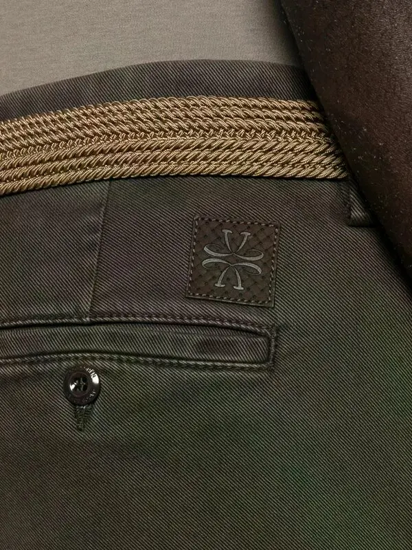 Jacob Cohen Logo-patch Straight-leg Trousers
