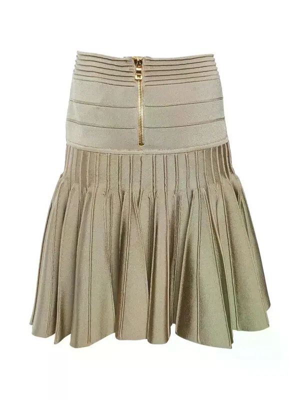 Balmain Pleated Mini Skirt