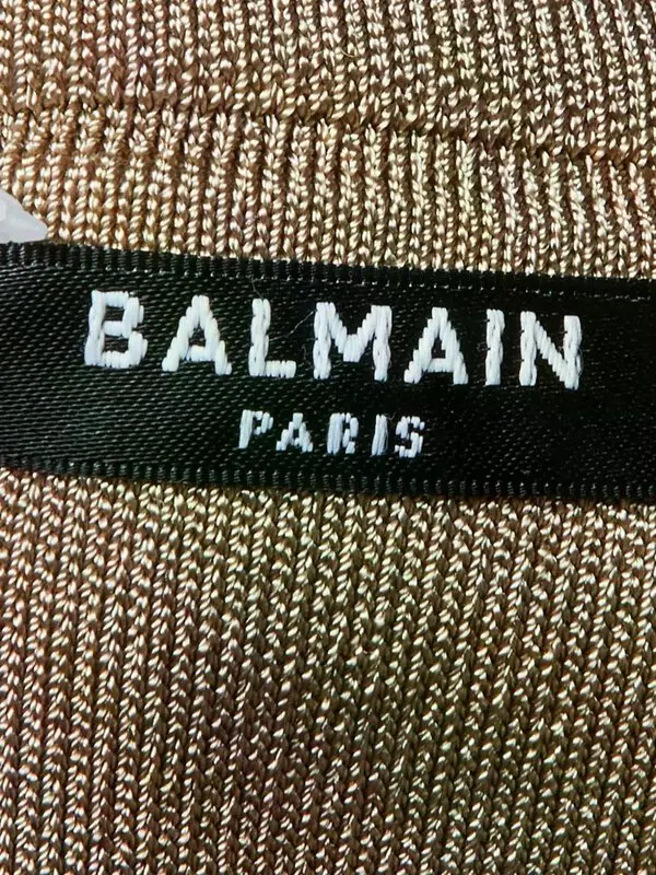 Balmain Pleated Mini Skirt - Neutrals