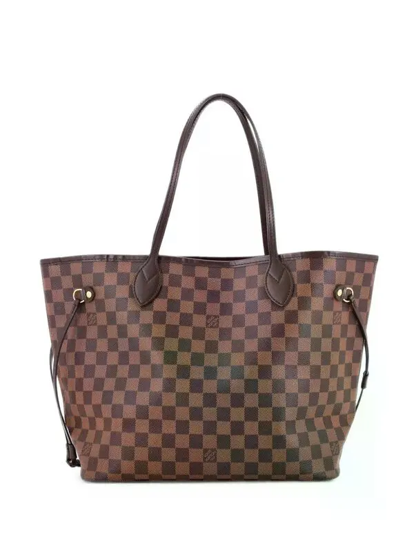 LOUIS VUITTON Neverfull Nm Damier Mm Tote Bag - Brown
