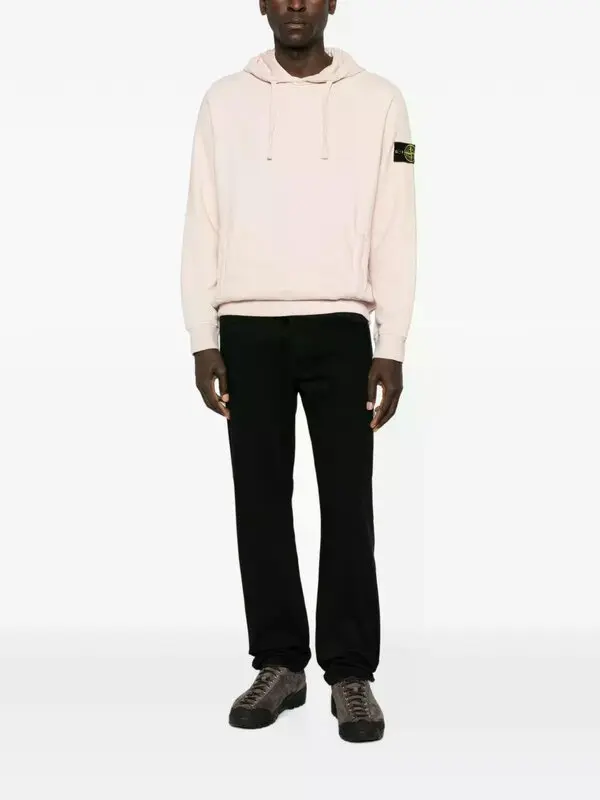 Stone Island Compass-patch Drawstring Hoodie