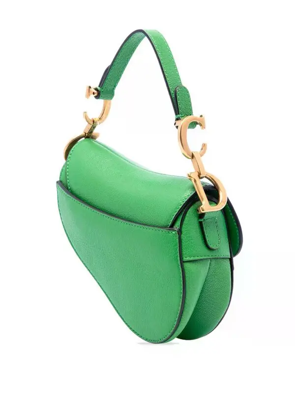 Dior 2022 Micro Goatskin Saddle Bag Satchel