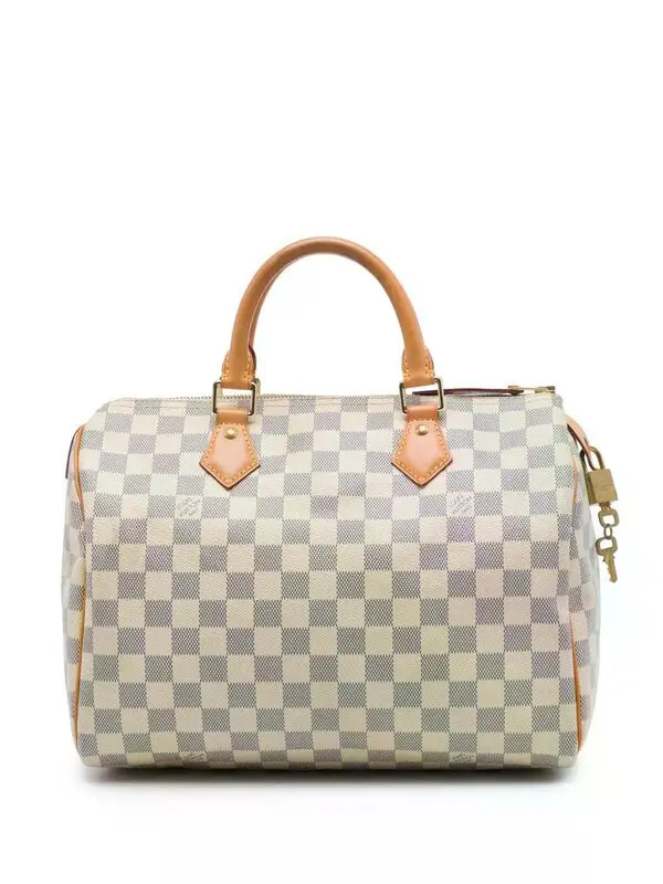 LOUIS VUITTON 2014 Damier Azur Speedy 30 Boston Bag