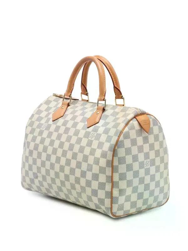 LOUIS VUITTON 2014 Damier Azur Speedy 30 Boston Bag