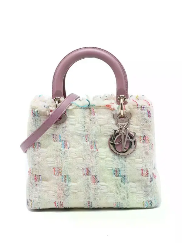 Dior 2012 Medium Tweed Lady Satchel