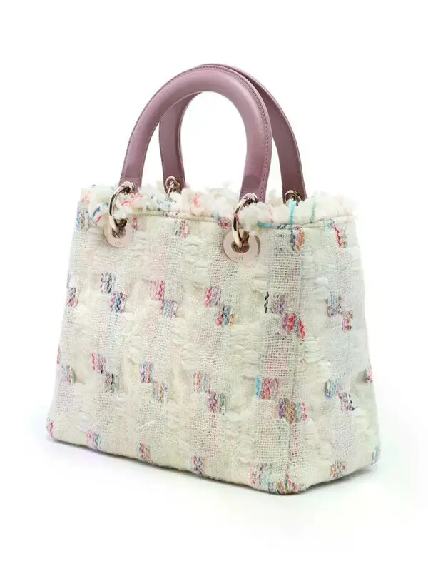 Dior 2012 Medium Tweed Lady Satchel