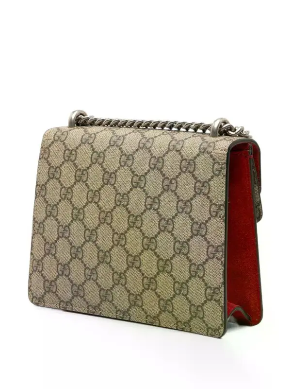 Gucci Small Gg Supreme Dionysus Crossbody Bag - Red