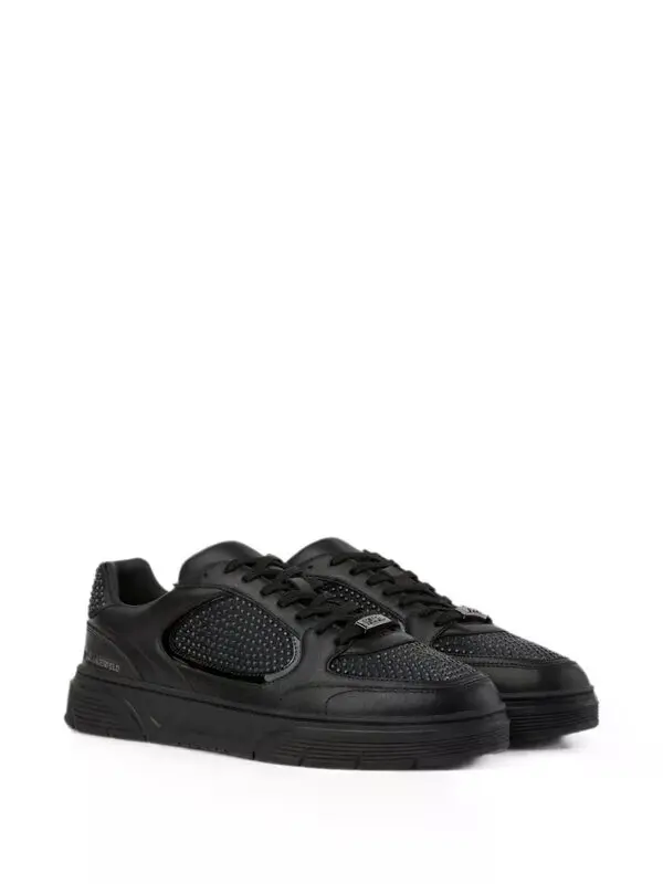 Karl Lagerfeld Embellished Lace-up Sneakers