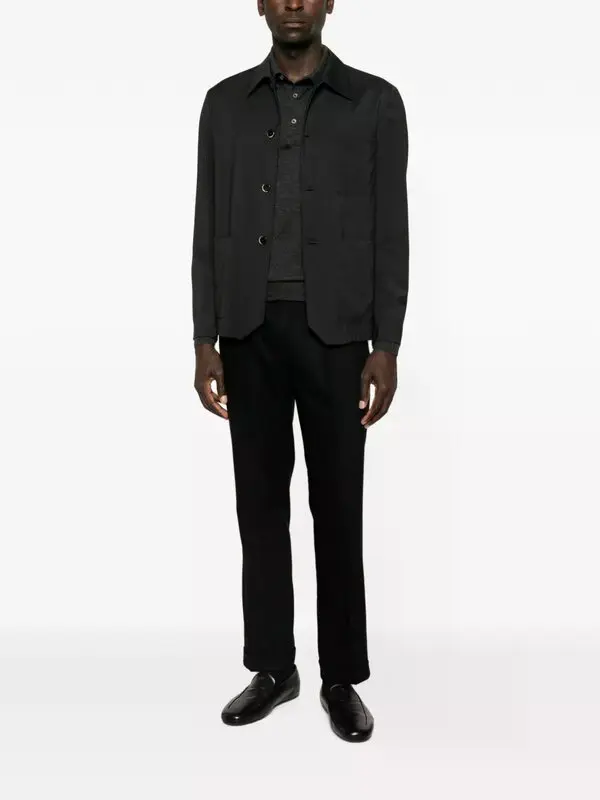 GRAN SASSO Button-fastening Polo Sweater