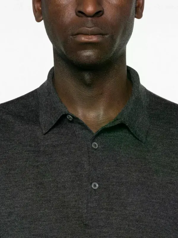 GRAN SASSO Button-fastening Polo Sweater