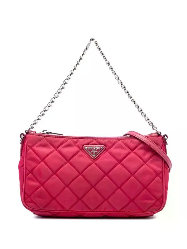 Prada 2000-2013 Impuntu Tessuto Satchel