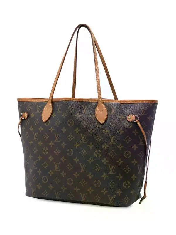 LOUIS VUITTON 2013 Monogram Neverfull Mm Tote Bag - Brown