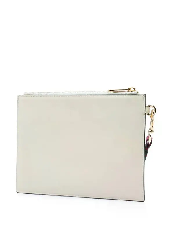 Gucci 2000-2015 Calfskin Interlocking G Wristlet Clutch Bag