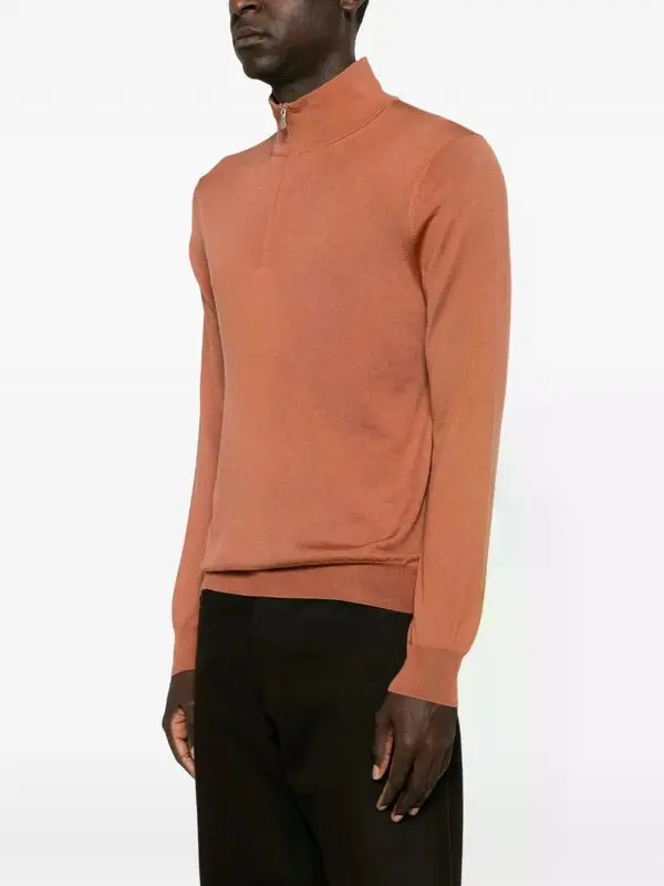 GRAN SASSO Quarter-zip Knitted Sweater
