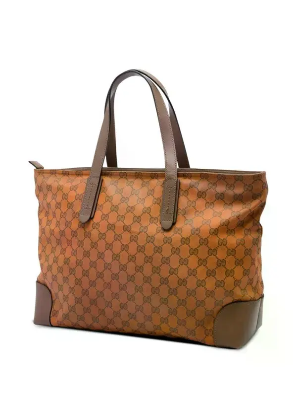 Gucci 2016-2026 Gg Canvas Web Tote Bag