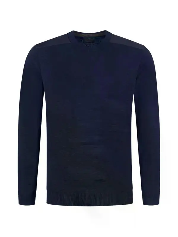 Paul & Shark Panelled Crew-neck Sweater