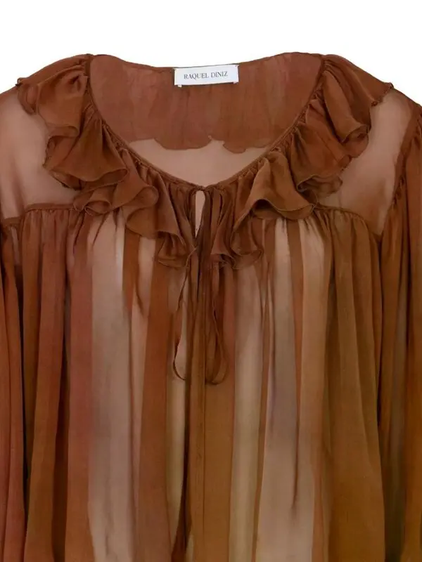 Raquel Diniz Camille Ruffled Blouse