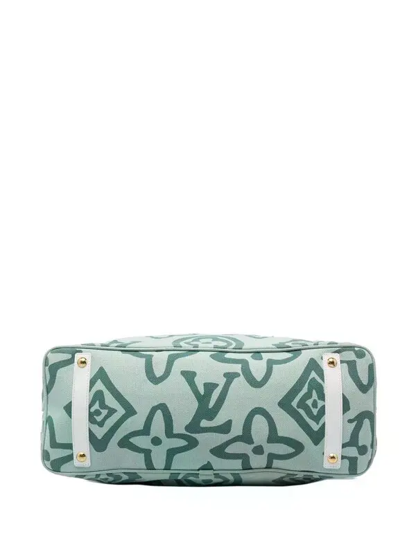 LOUIS VUITTON 2008 Monogram Tahitienne Cabas Gm Tote Bag - Green