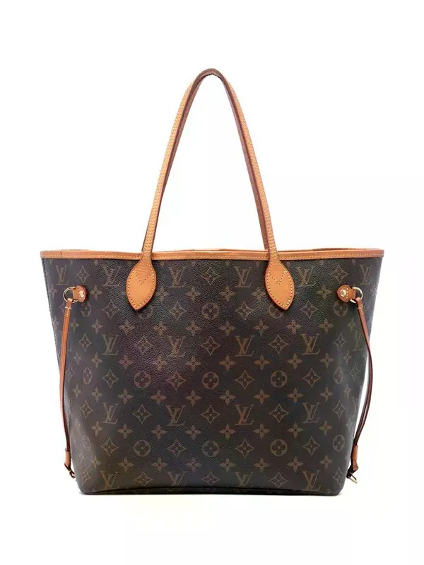 LOUIS VUITTON 1990-2026 Monogram Neverfull Mm Tote Bag - Brown