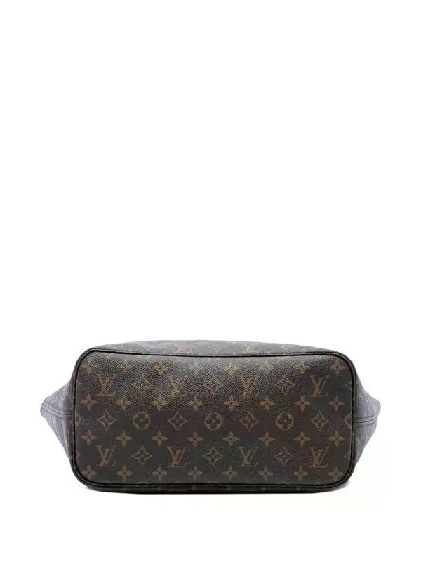 LOUIS VUITTON 1990-2026 Monogram Neverfull Mm Tote Bag - Brown