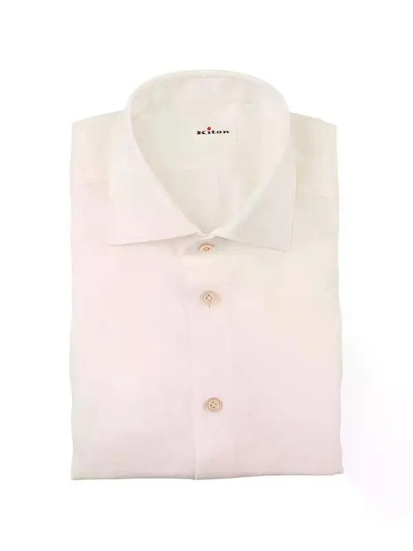 Kiton Spread-collar Shirt