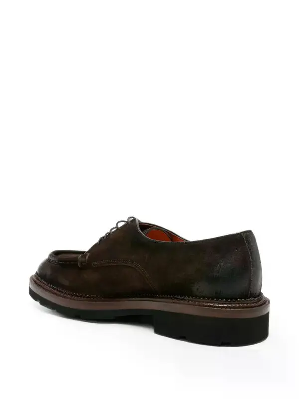 Santoni Colin Rs Suede Derby Shoes