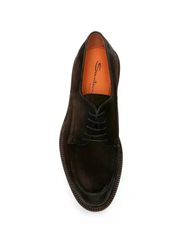Santoni Colin Rs Suede Derby Shoes