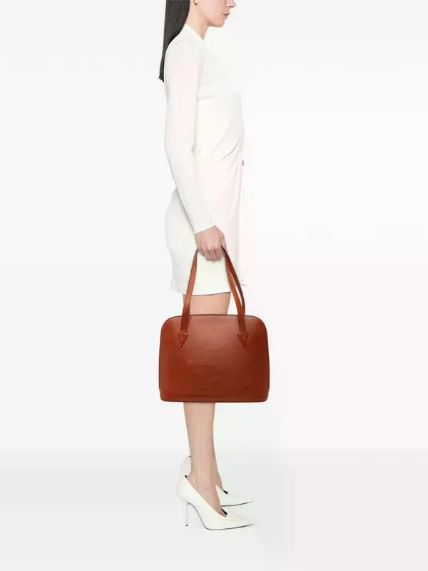 LOUIS VUITTON 1996 Epi Lussac Shoulder Bag - Brown