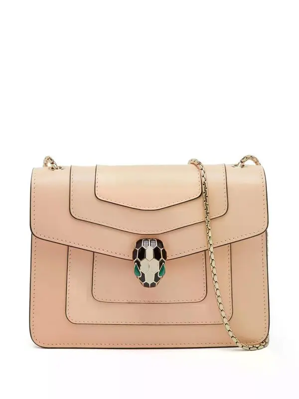 BVLGARI Serpenti Forever Flap Shoulder Bag - Neutrals