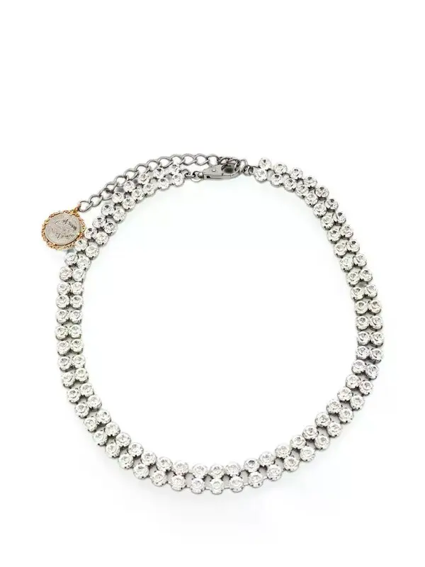 Dolce & Gabbana Crystal-embellished Coin-pendant Belt