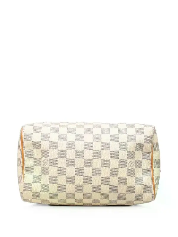 LOUIS VUITTON 2007 Damier Azur Speedy 25 Boston Bag