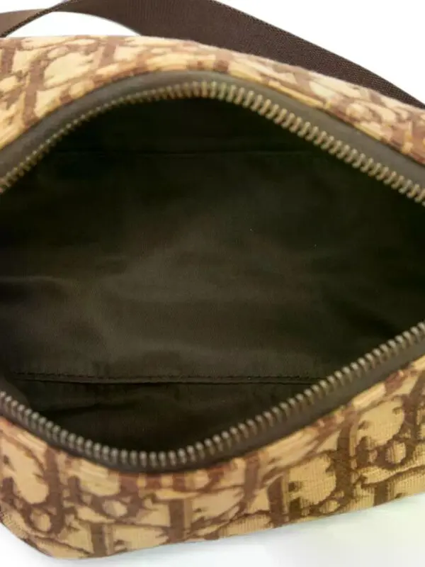 Dior 2006 Oblique Canvas Flight Shoulder Bag