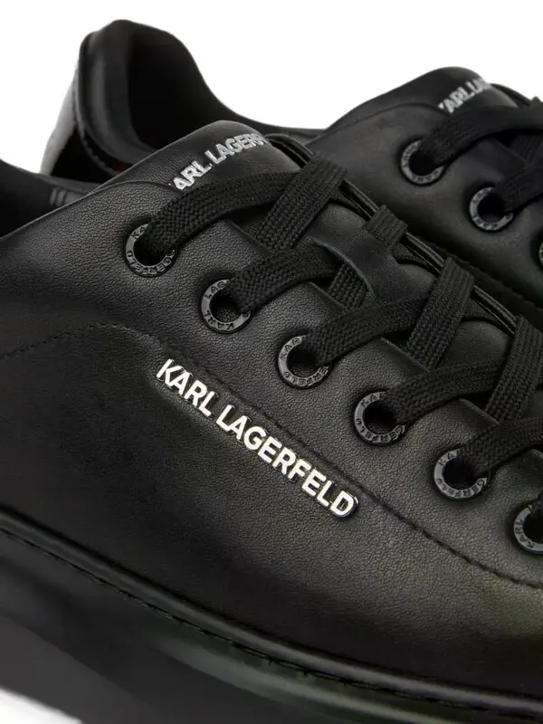 Karl Lagerfeld Ikon Nft Kore Leather Sneakers