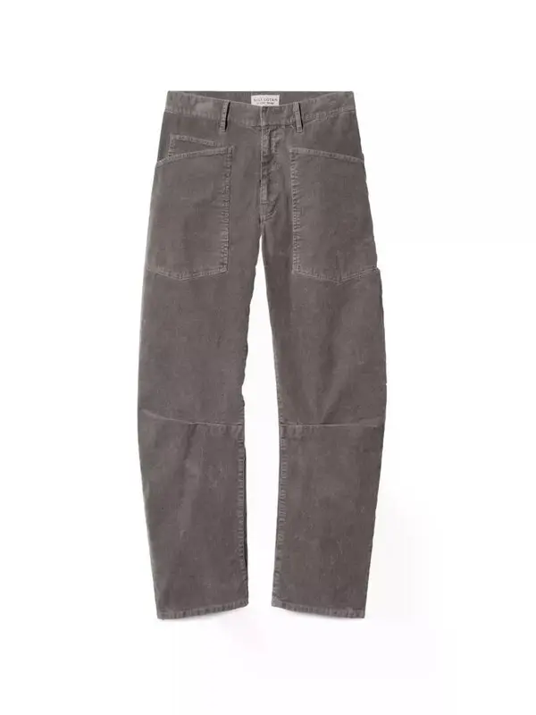 NILI LOTAN Shon Corduroy Trousers - Grey