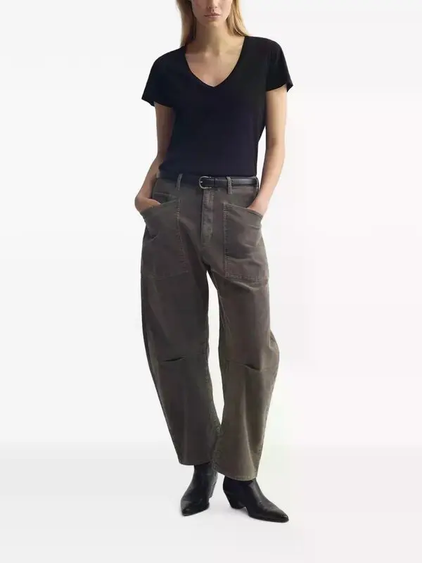 NILI LOTAN Shon Corduroy Trousers - Grey