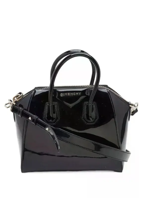 Givenchy Antigona Leather Satchel Bag - Black