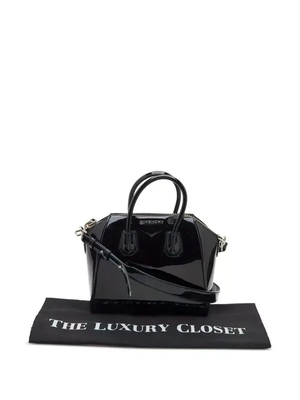Givenchy Antigona Leather Satchel Bag - Black