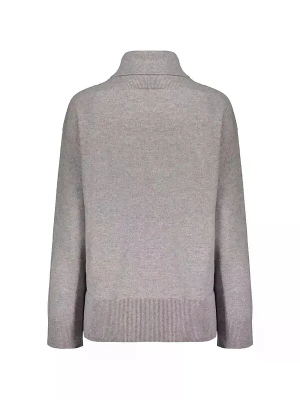 MOORER Ribbed-knit Roll-neck Sweater