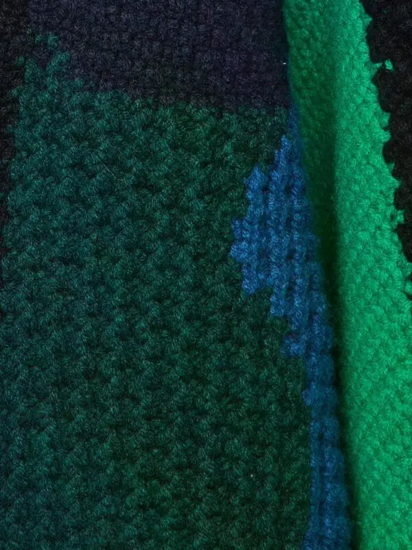 LOUIS VUITTON Crochet Knit Cape
