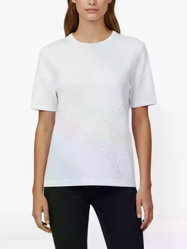 LOUIS VUITTON 3d Monogram Knit Top