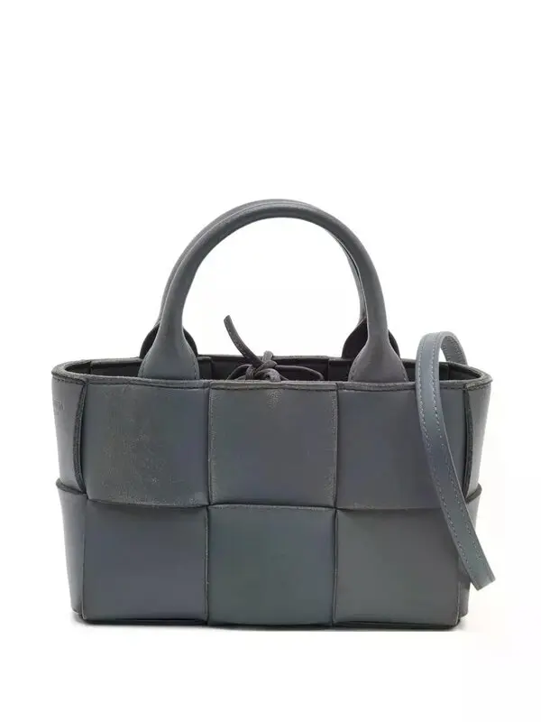 Bottega Veneta Arco Intrecciato Tote Bag - Grey