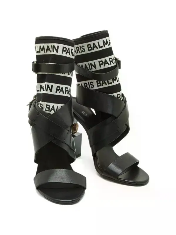 Burberry Logo-print Buckle-fastening Sandals