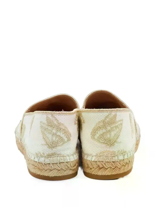 Dior Granville Embroidered Canvas Espadrilles