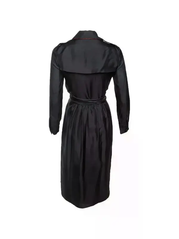 Burberry Contrast-trim Trench Coat