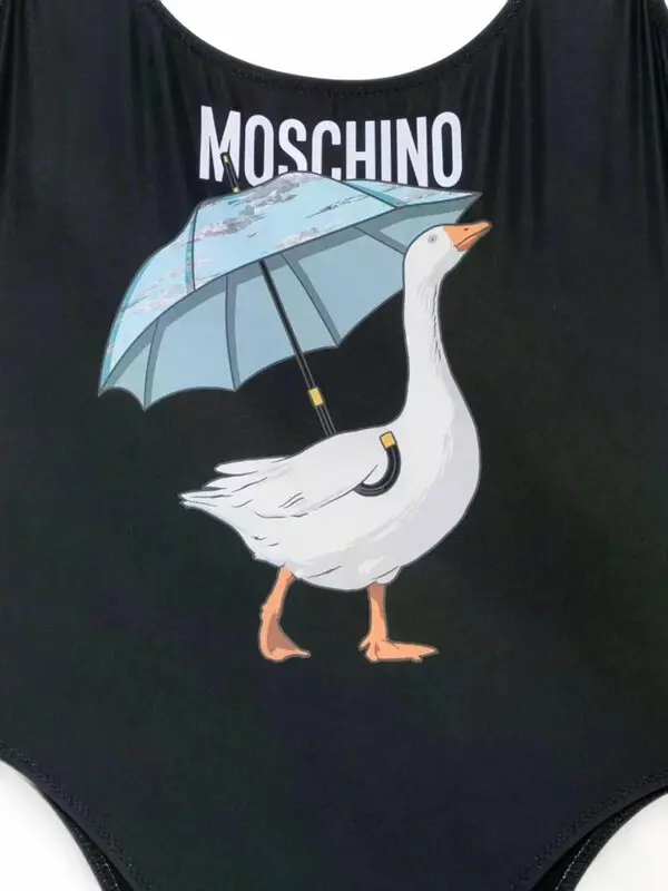 Moschino Logo-print Swimsuit