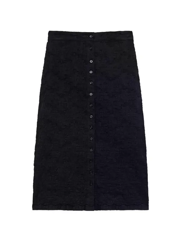 MSGM Button-down Midi Skirt