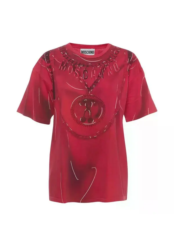 Moschino Printed Short-sleeve T-shirt - Red