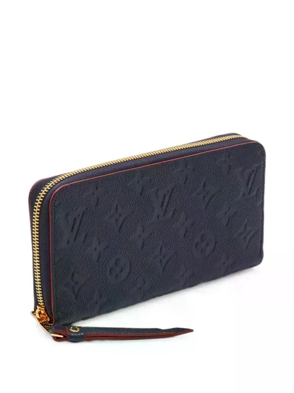 LOUIS VUITTON 2017 Monogram Empreinte Zippy Leather Wallet